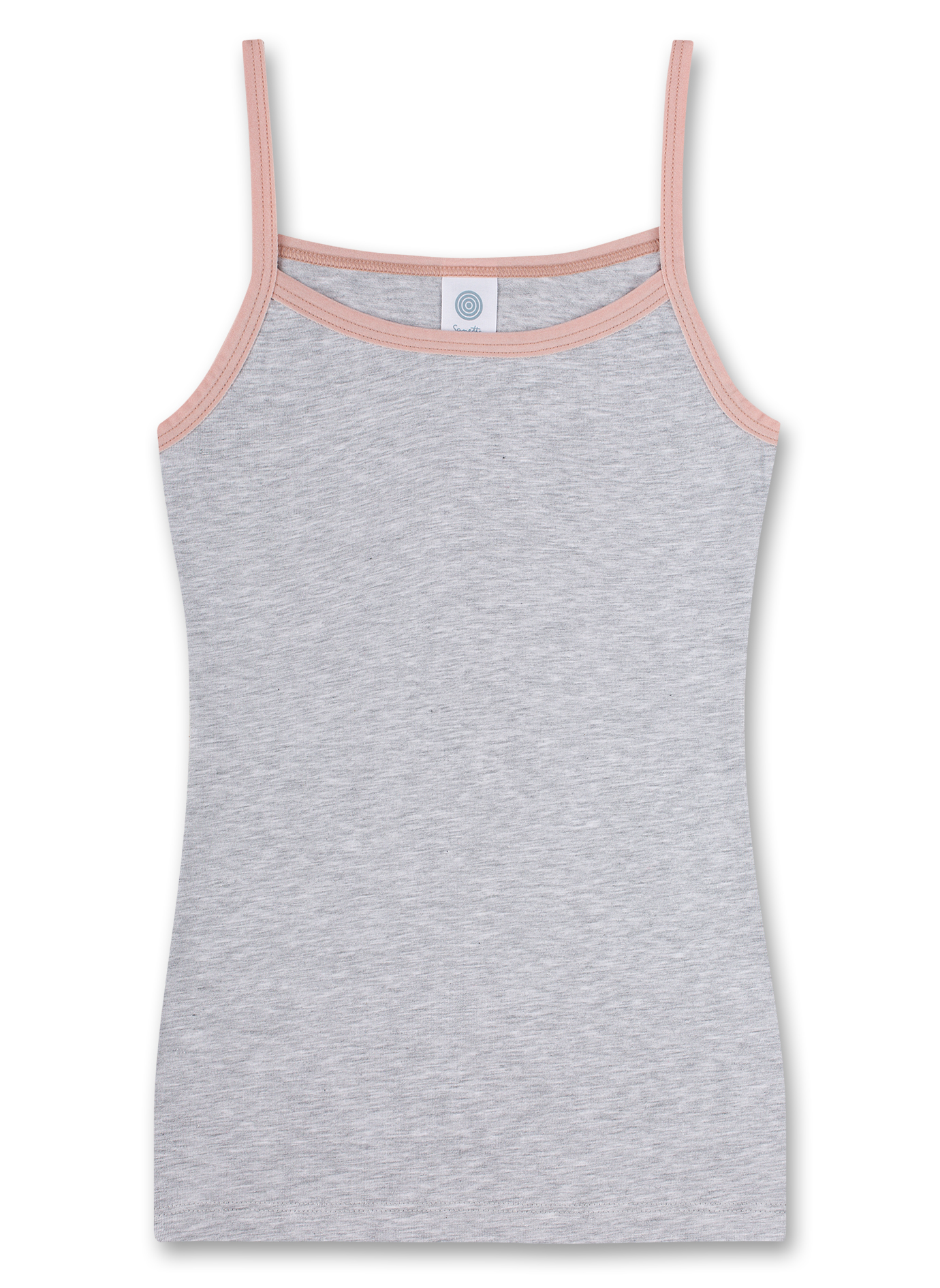 Mädchen-Unterhemd Graumelange | 128 | 4060972896250