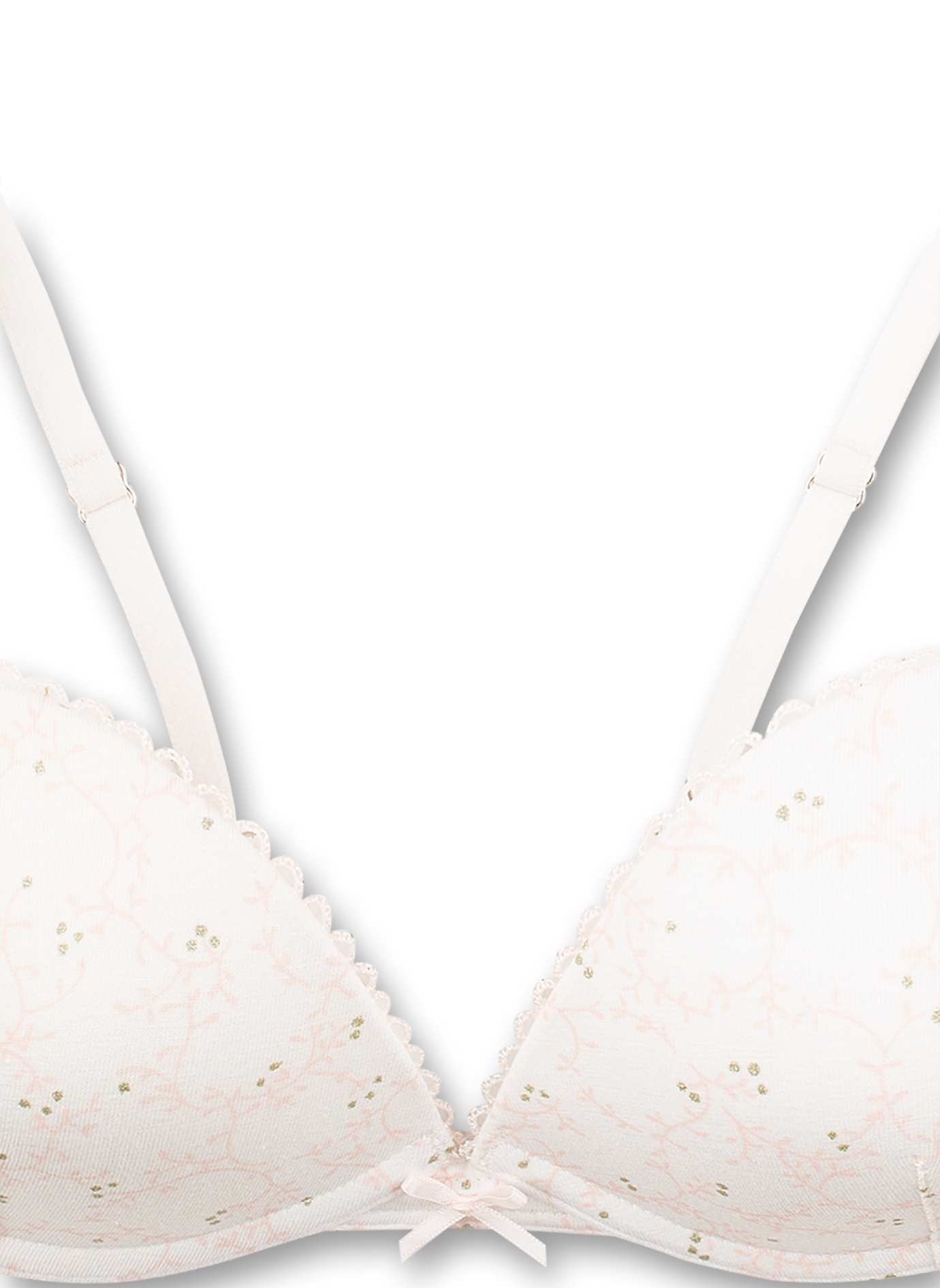 Mädchen-Soft Cup Bra Weiß Art Deco | 70A | 4060972462332