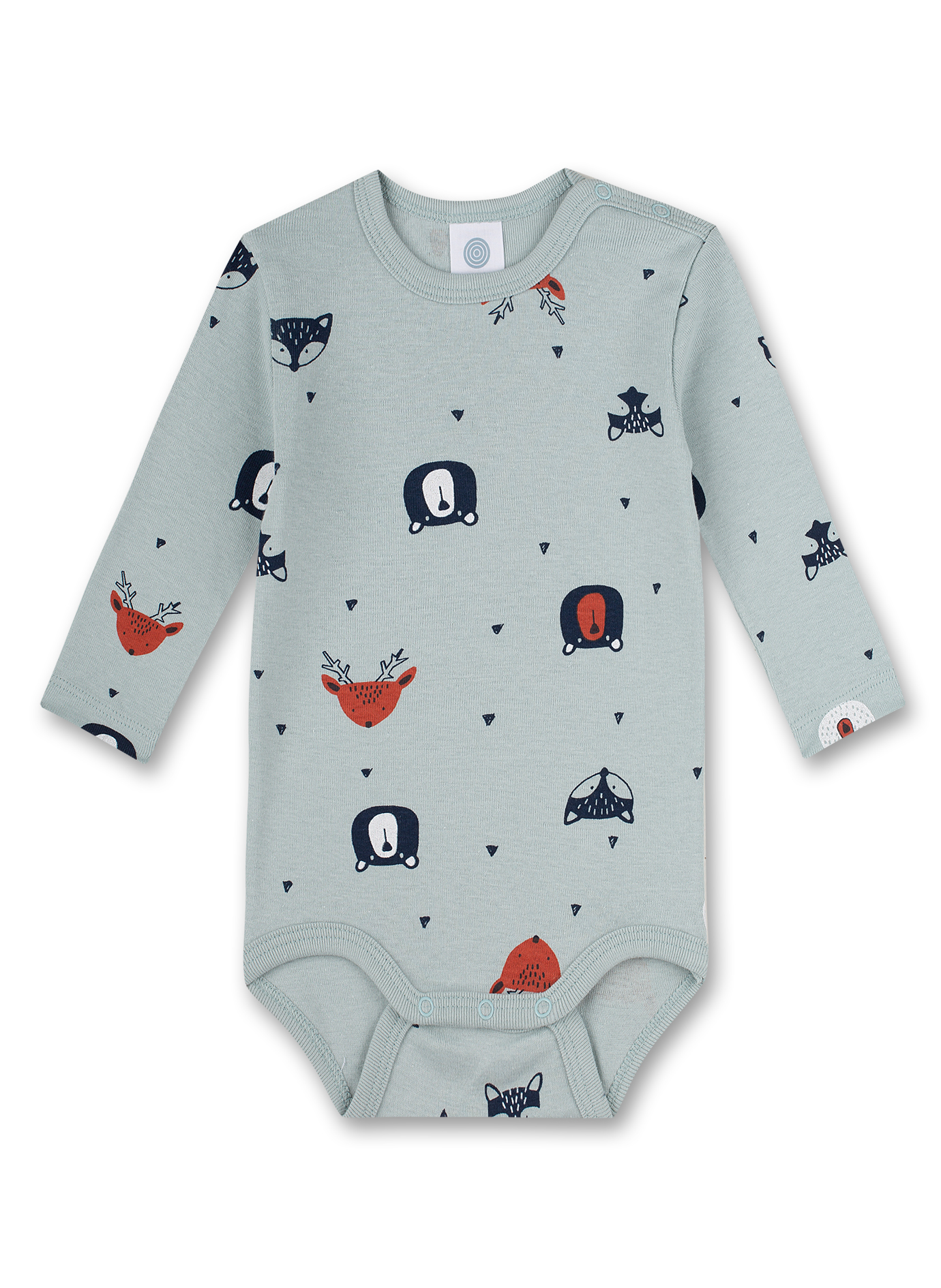 Body langarm (Doppelpack) Off-White und Hellblau | 074 | 4060972902715