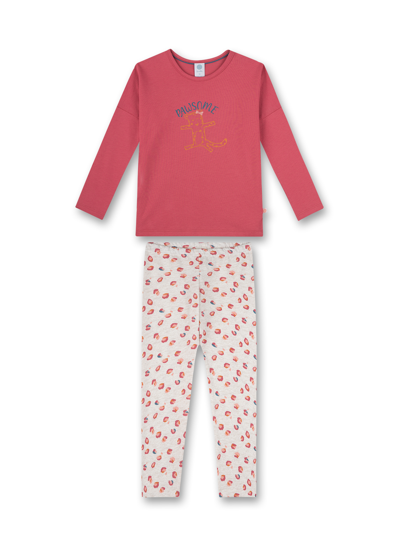Mädchen-Schlafanzug Rosa | 104 | 4060972893365